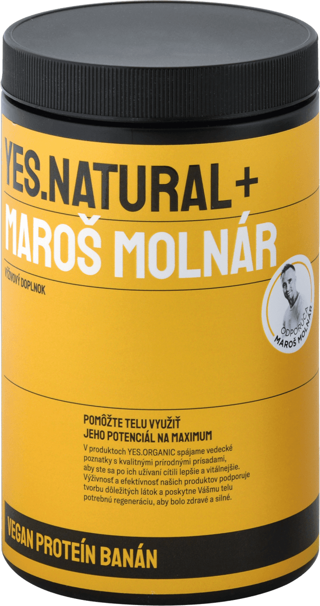 YES.NATURAL Vegan Proteín banán v prášku, 477 g trvalo výhodne ...