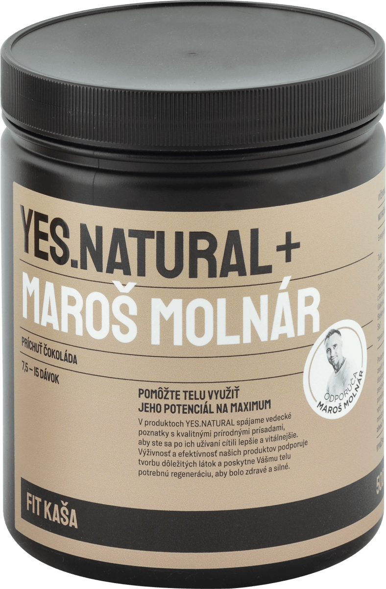 YES.NATURAL Proteínová Fit kaša príchuť čokoláda, 500 g trvalo výhodne ...