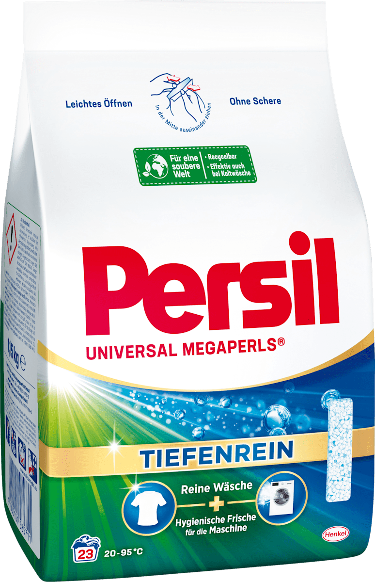 Persil Vollwaschmittel Megaperls Universal, 23 Wl dm Dauerpreis ...