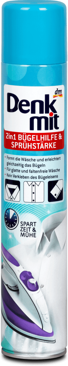Denkmit Textilkeményítő és vasaláskönnyítő spray, 500 ml | dm.hu