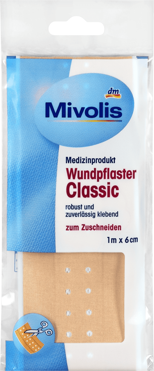 Mivolis Sebtapasz 1 m x 6 cm, méretre vágható, 1 db | dm.hu