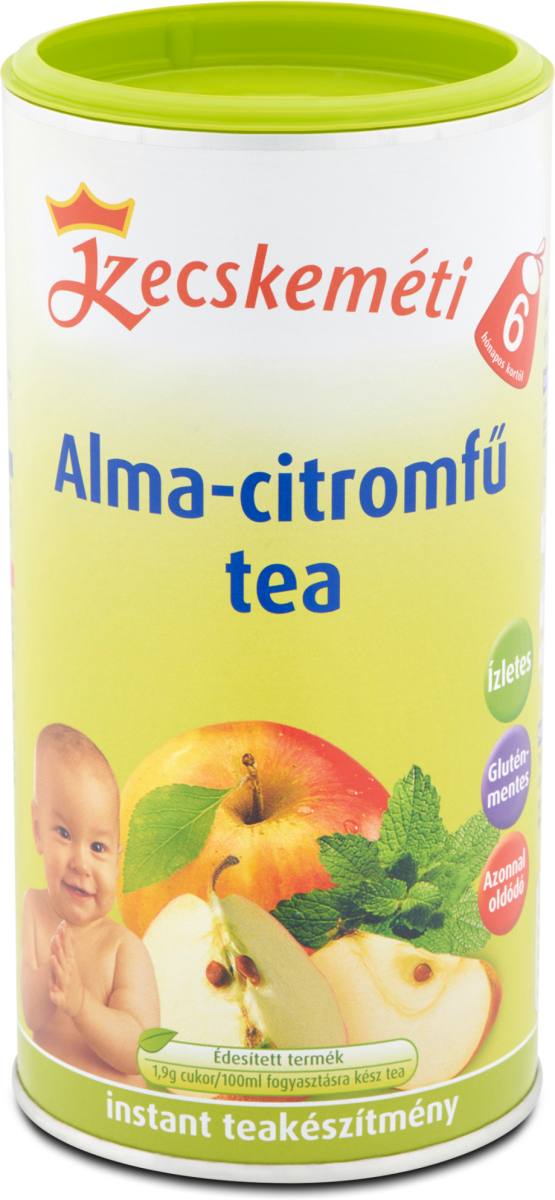 Kecskeméti Instant tea alma + citromfű 6 hónapos kortól, 0,2 kg | dm.hu