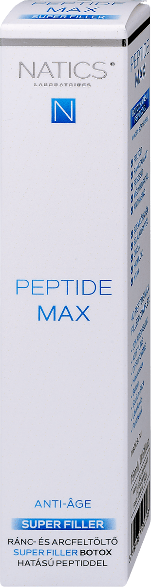 Natics PEPTIDE MAX - SUPER FILLER - ANTI-ÂGE - Ránc- és arcfeltöltő Super Filler botox hatású ...