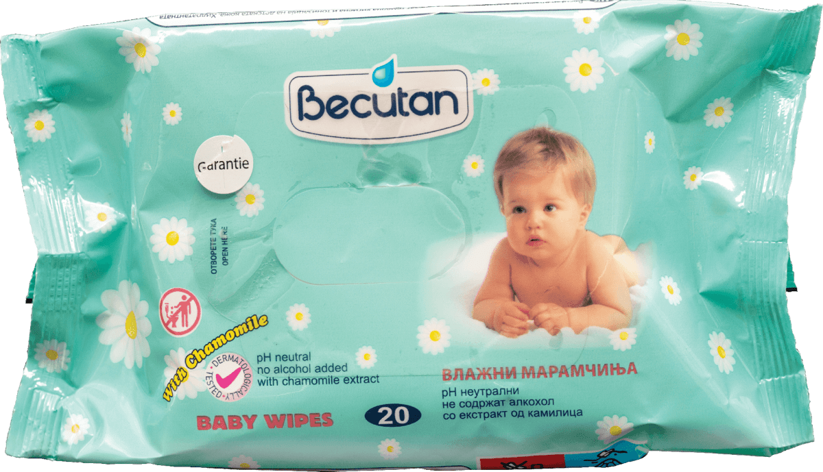 Becutan Baby vlažne maramice, 20 kom. trajno povoljna online kupovina ...
