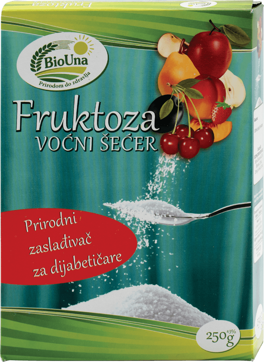 BioUna Fruktoza voćni šećer, 250 g | dm-drogeriemarkt.ba