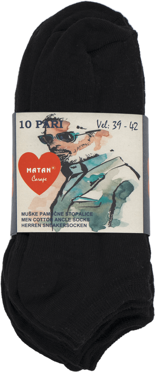 Matan Kratke čarape za muškarce, vel. 39 - 42, 10 pari, 10 kom. | dm ...