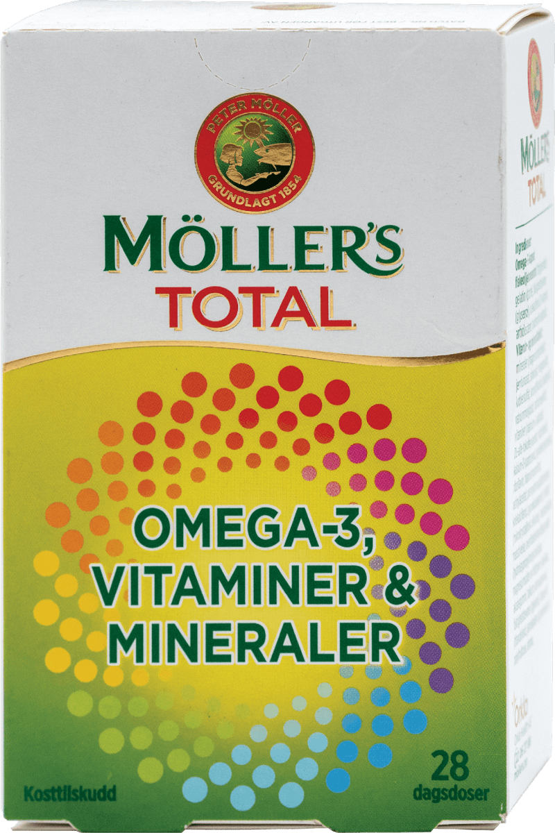 MÖLLER'S Total Omega -3, vitamini i minerali, 28 kom. | dm-drogeriemarkt.ba