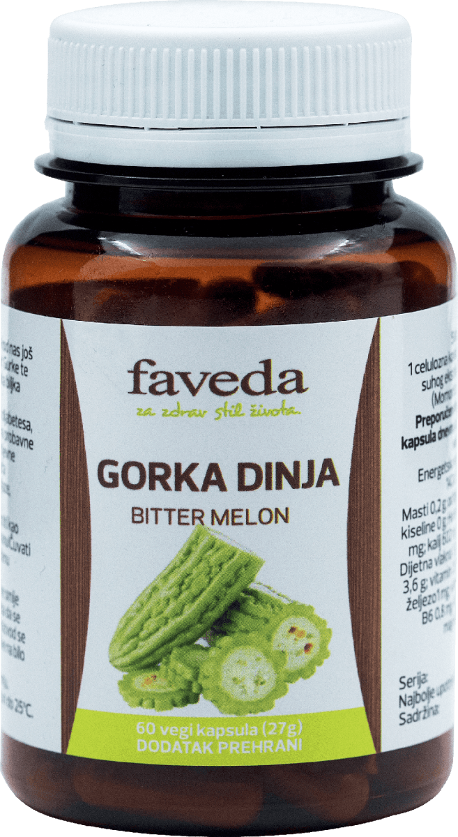 faveda Gorka Dinja - Bitter Melon, 60 kapsula, 27 g trajno povoljna ...