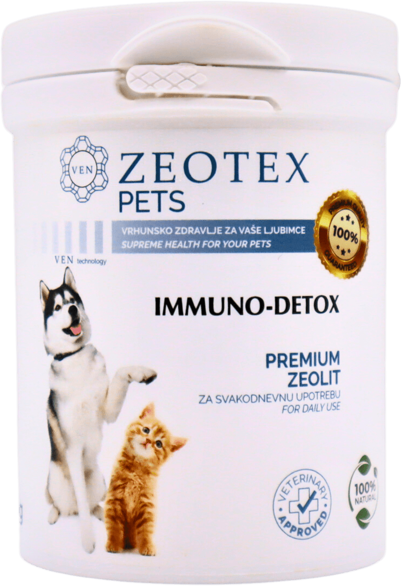 ZEOTEX Prirodan dodatak prehrani za ljubimce Immuno-Detox premium ...