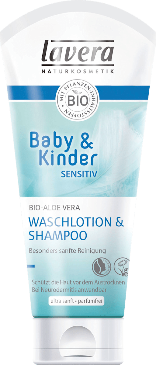 lavera Waschlotion & Shampoo Baby & Kinder Sensitiv, 200 ml dauerhaft ...