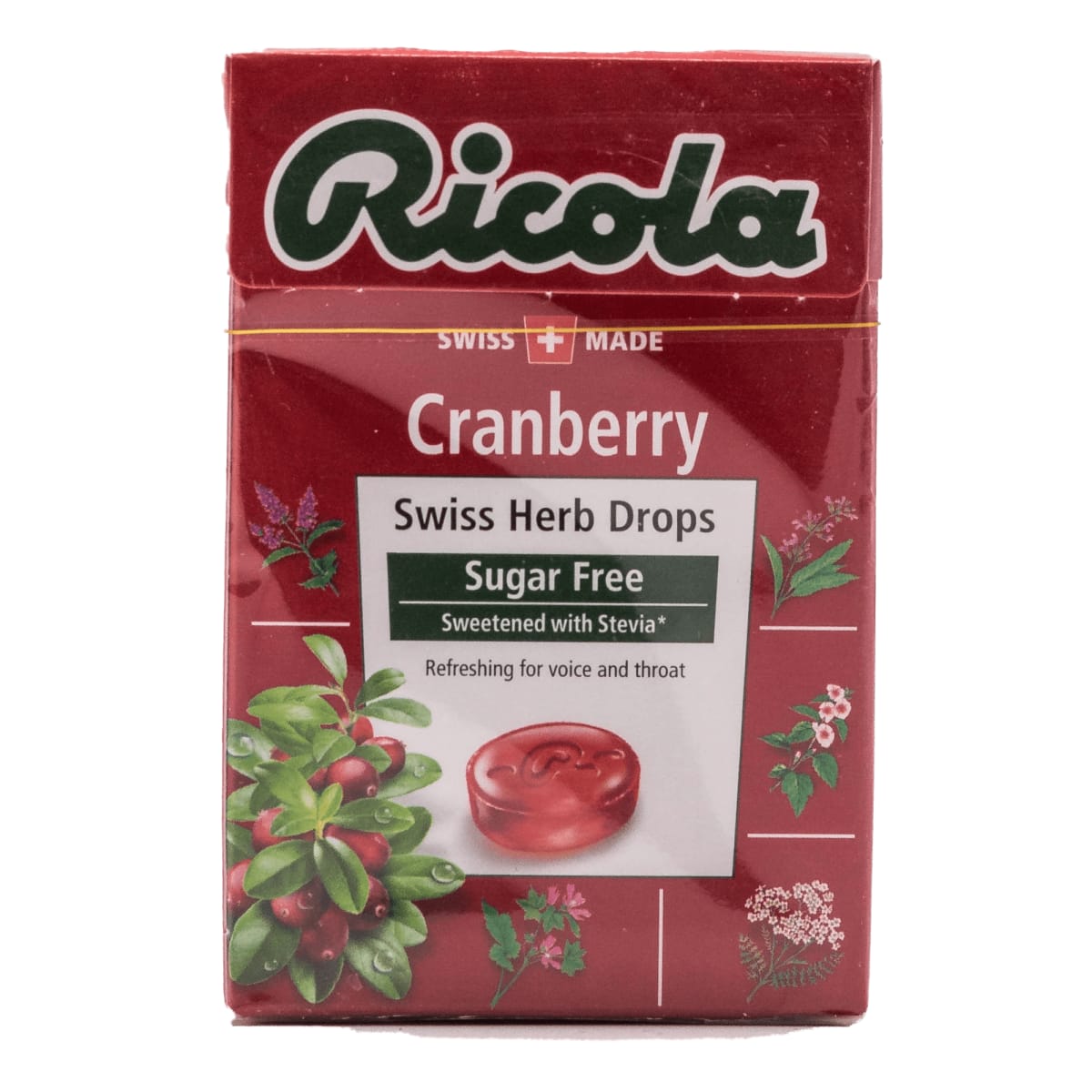 Ricola Dropsuri din plante cu gust de merișoare, 40 g | dm.ro