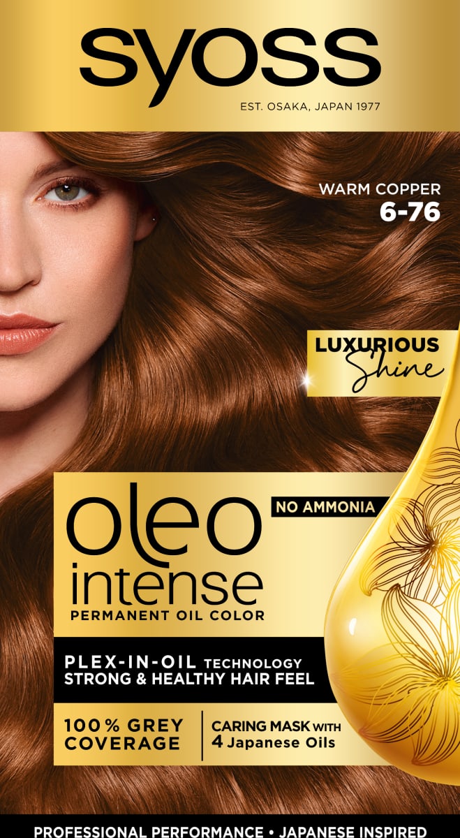 syoss Oleo Intense Vopsea permanentă 6-76, 1 buc | dm.ro