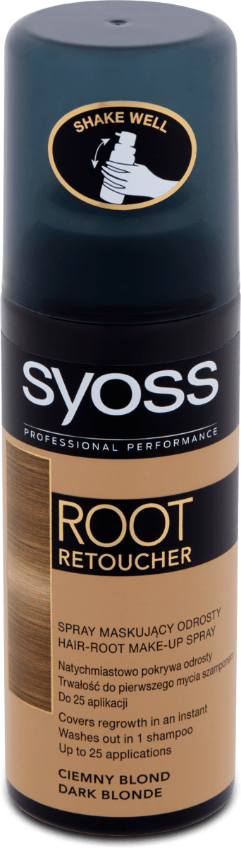 Syoss Root Retoucher Spray pentru vopsirea temporară a rădăcinilor dark ...