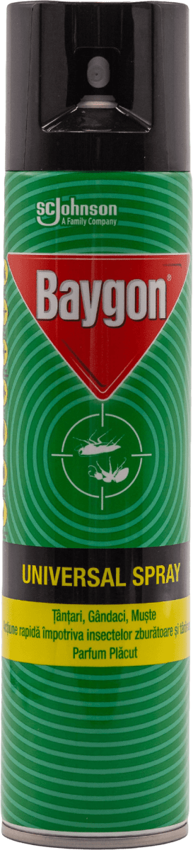 Baygon Spray universal pentru insecte, 400 ml cumpără întotdeauna ...