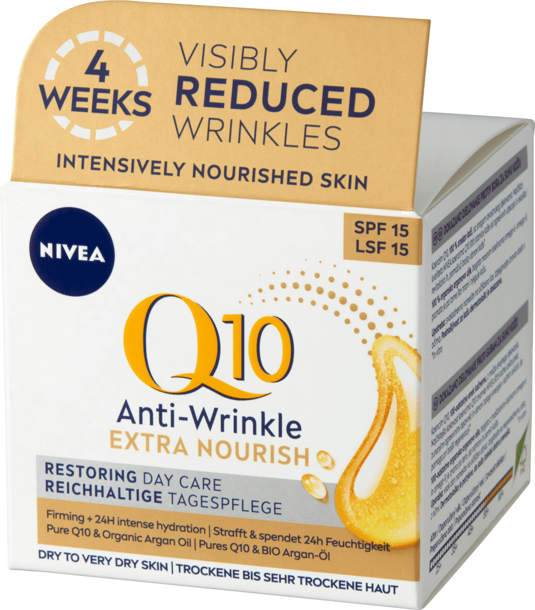 NIVEA Q10 cremă de zi anti-rid, 50 ml cumpără întotdeauna ieftin pe ...