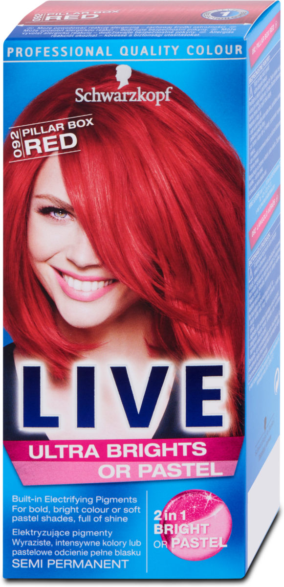 Schwarzkopf Live Vopsea de păr semi-permanentă color XXL 92 Pillar Box ...