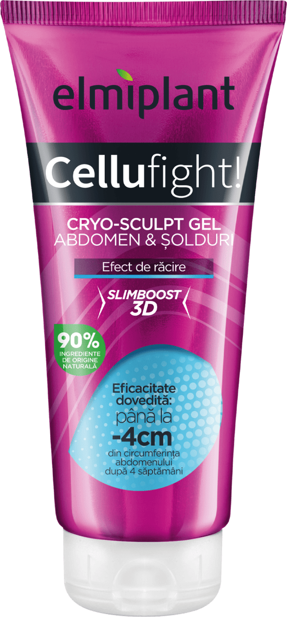 Elmiplant Cellufight! Cryo-Sculpt gel pentru abdomen & șolduri, 200 ml ...
