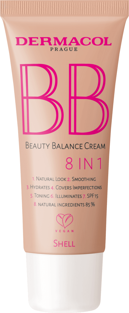 Dermacol BB krém 8 v 1 OF15 č. 3 Shell, 30 ml | dm.cz
