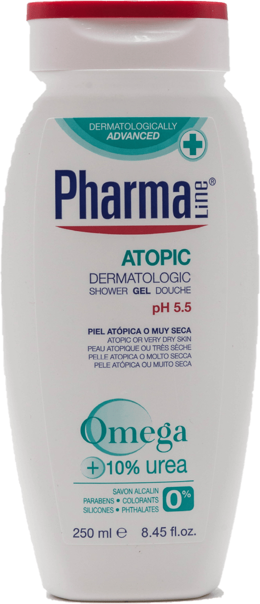 PharmaLine Gel de duș pentru piele atopică, 250 ml cumpără întotdeauna ...