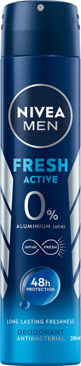 NIVEA MEN Deodorant spray FRESH bărbați, 200 ml | dm.ro