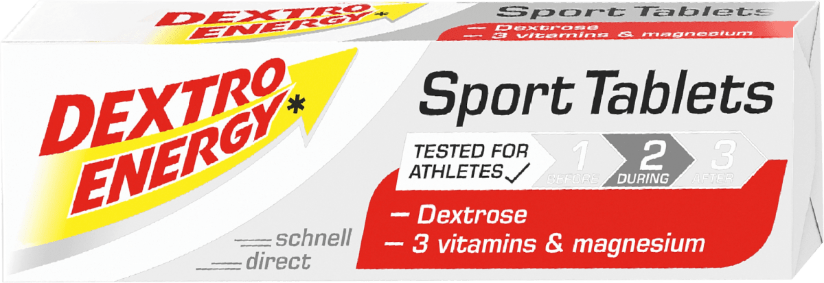 DEXTRO ENERGY Tablete efervescente cu vitamine și magneziu, 94 g | dm.ro