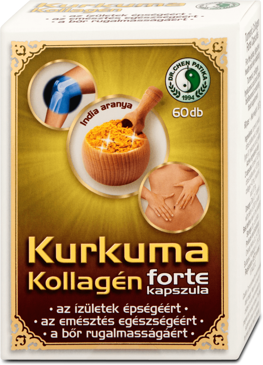 DR CHEN PATIKA Capsule Turmeric colagen forte, 60 buc | dm.ro
