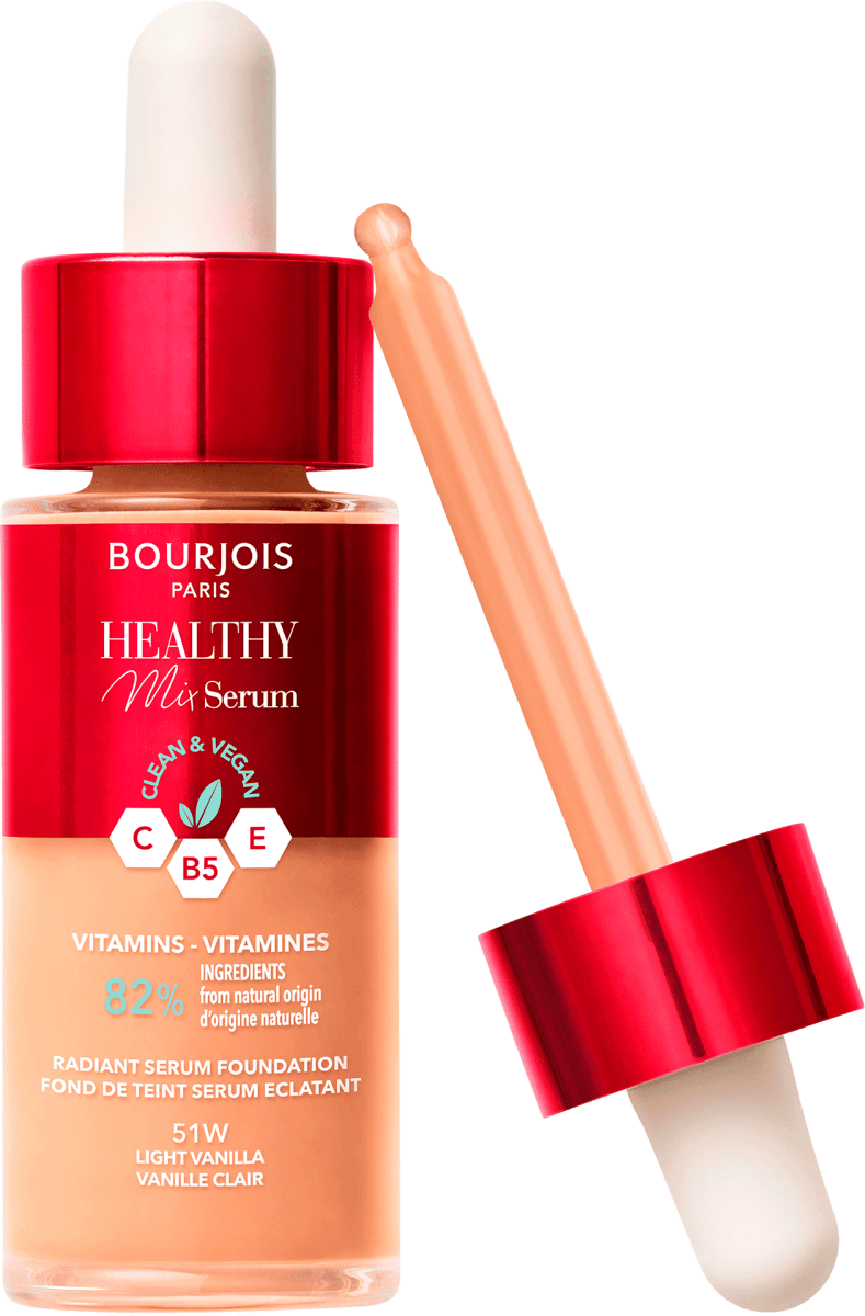 BOURJOIS PARIS Fond de ten Serum Healthy Mix N 51 Light Vanilla, 1 buc ...