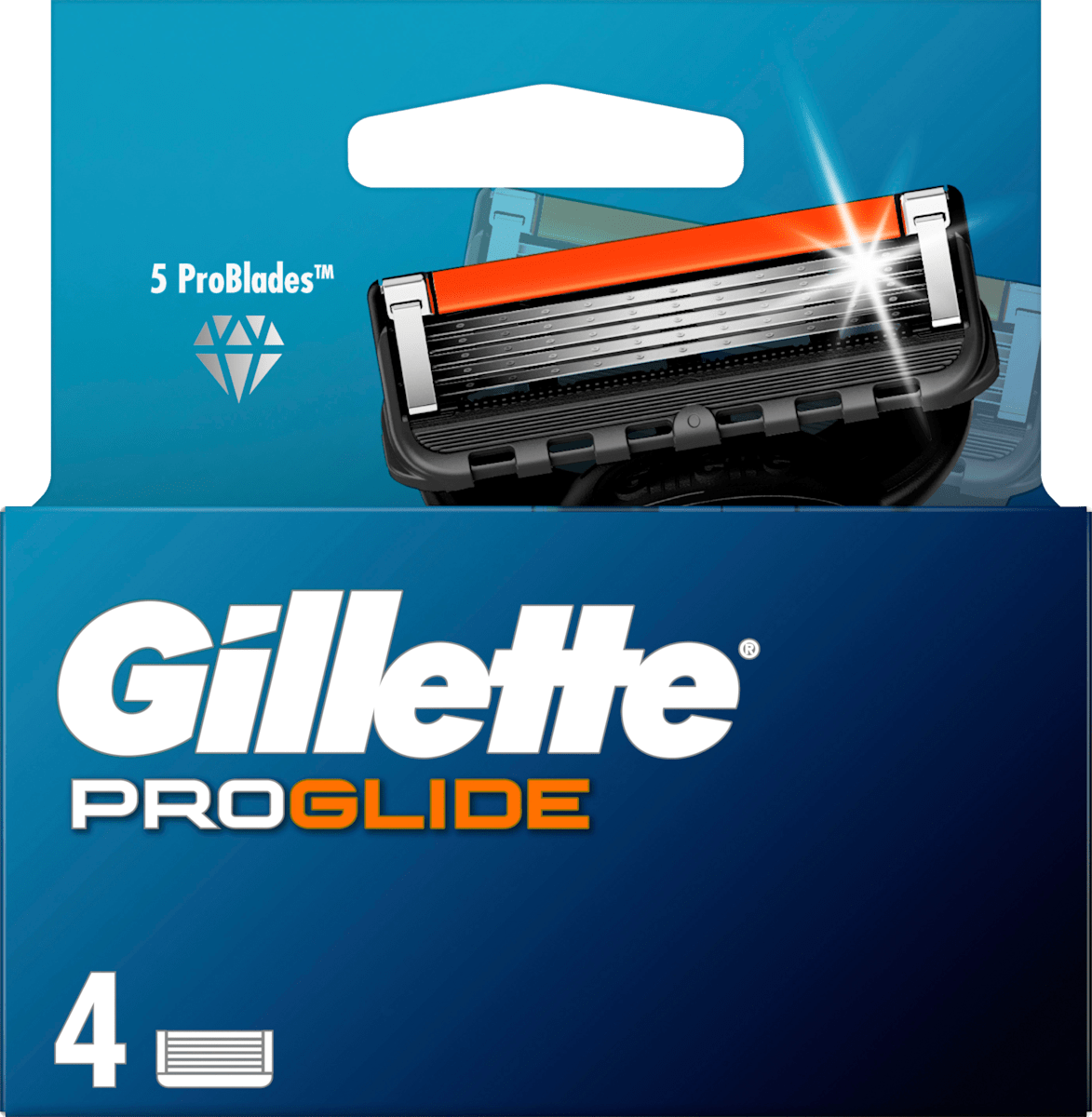 Gillette FUSION5 PROGLIDE - dopune za brijač, 4 kom uvek povoljna ...