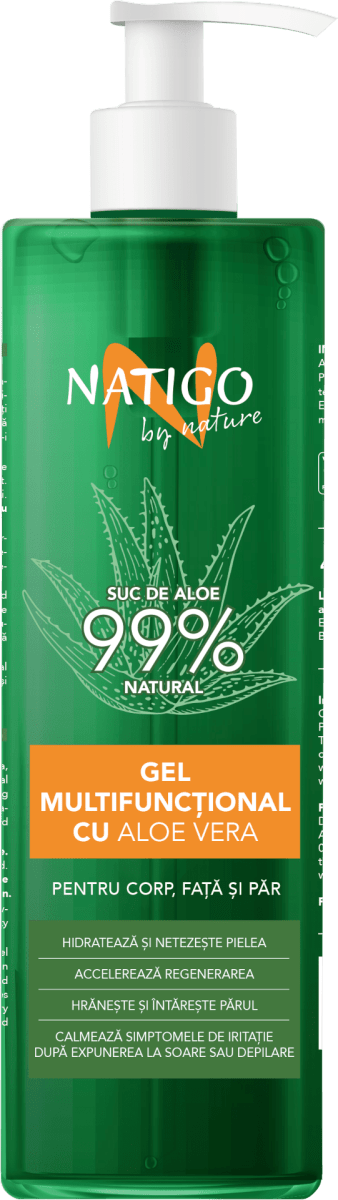 NATIGO by nature Gel corporal multifuncțional cu aloe vera, 400 ml ...