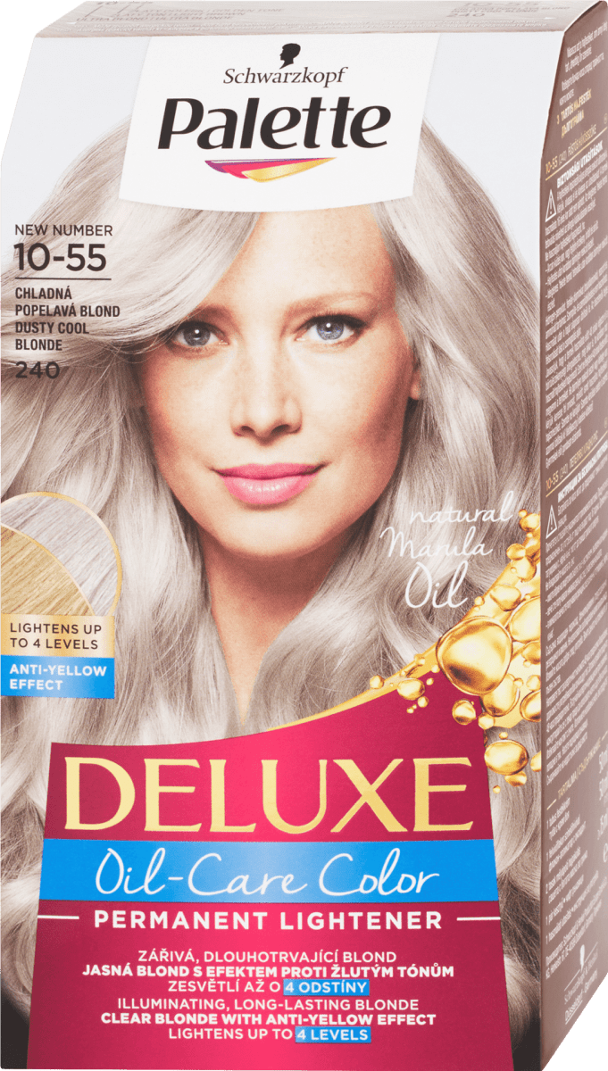 Palette Deluxe Изсветлител за коса - Nr. 10-55 (240) Пепеляво хладно ...