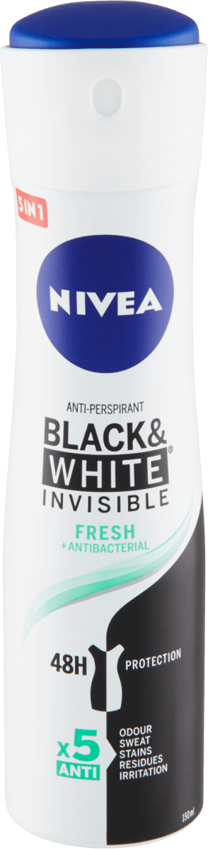 NIVEA Deodorant spray B&W fresh, 150 ml | dm.ro