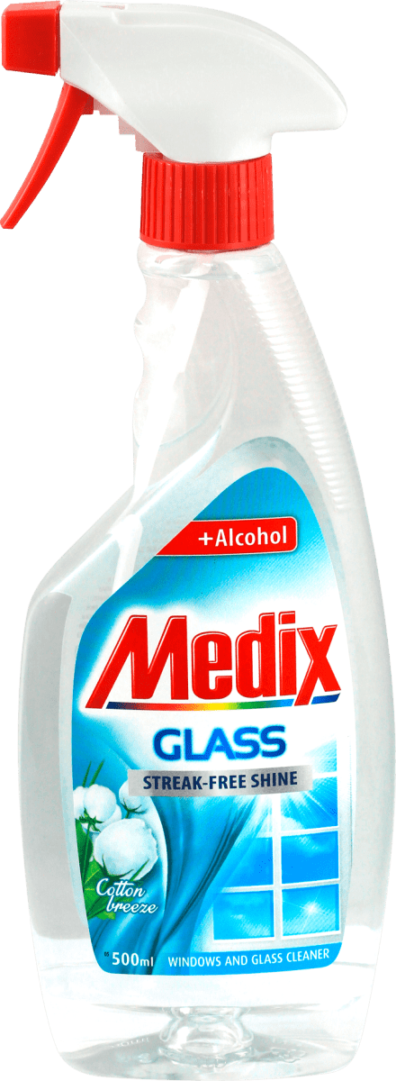 Medix Препарат за стъкла с помпа Streak Free Shine, 500 ml Пазарувайте трайно изгодно онлайн ...
