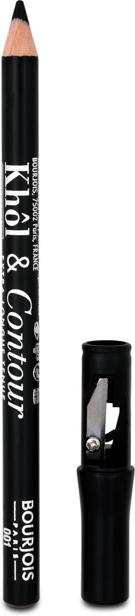 BOURJOIS PARIS Kohl & Contour creion de ochi cu ascuțitoare 001 Noir-issime, 1,2 g | dm.ro