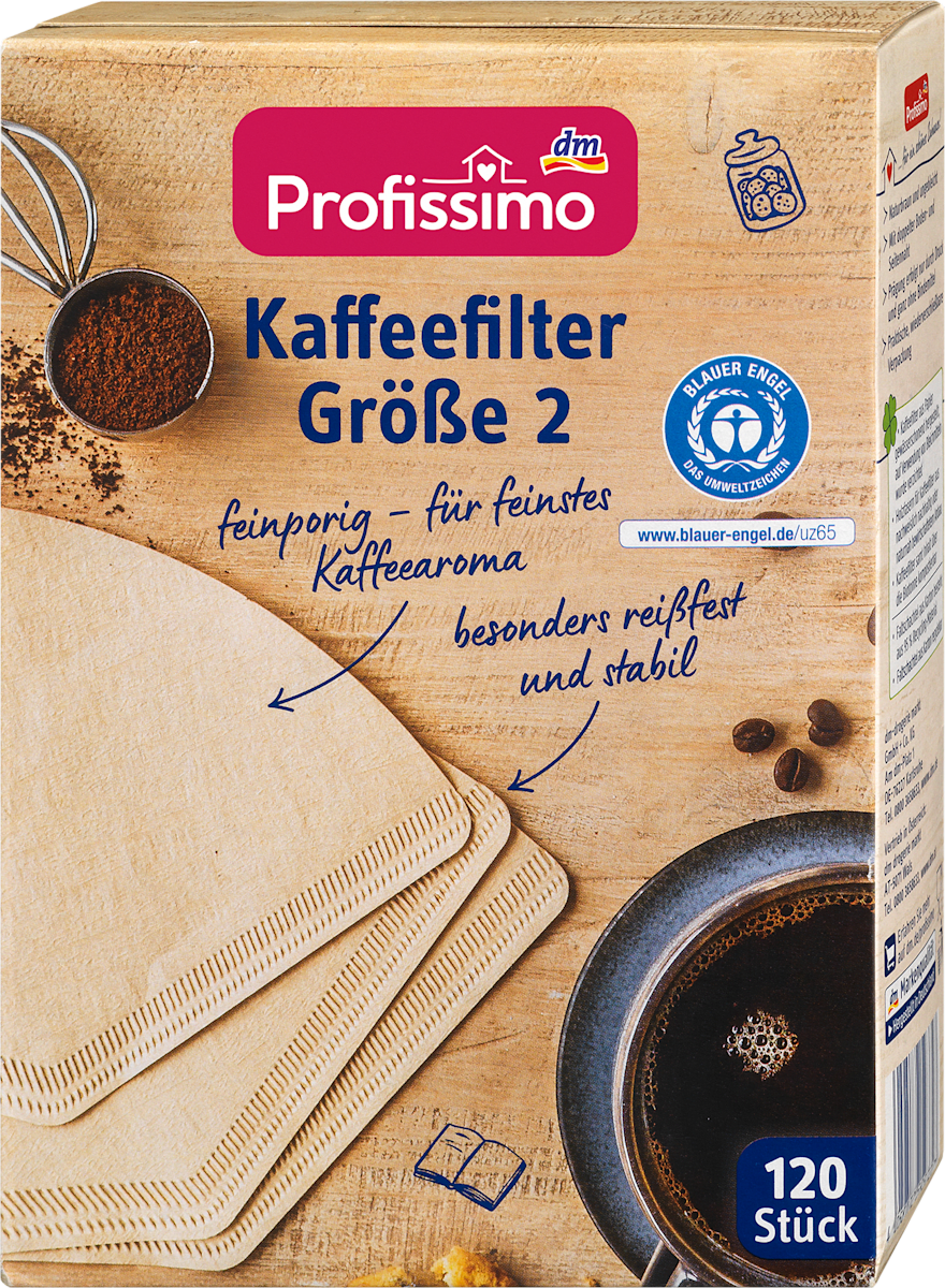 Profissimo Kaffeefilter Größe 2, 120 St | dm.at
