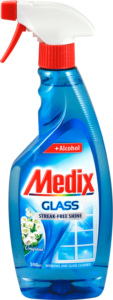 Medix Препарат за стъкла син, 500 ml Пазарувайте трайно изгодно онлайн | dm България