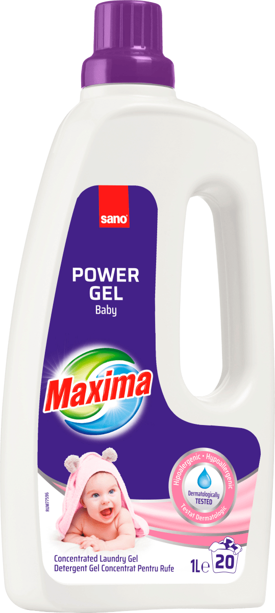 sano Detergent de rufe lichid Maxima baby 20 spălări, 1 l cumpără ...
