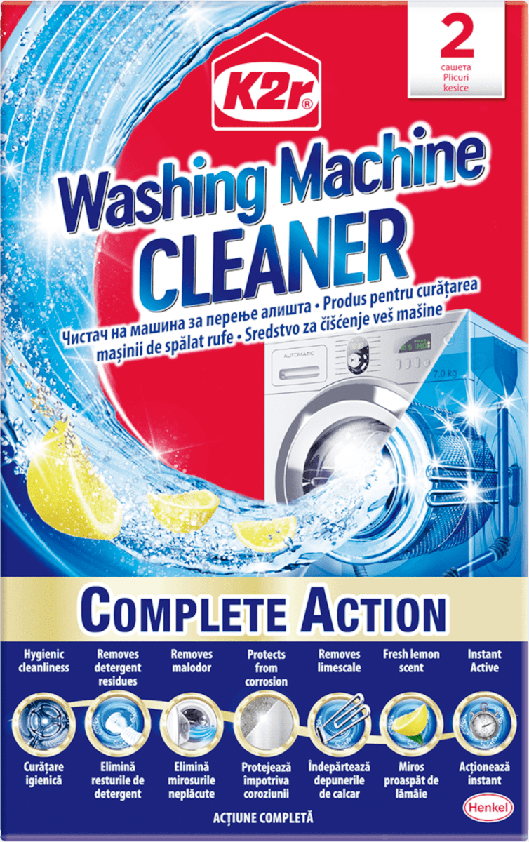 K2r Почистващ препарат за перални машини 5in1 150 G Dm България