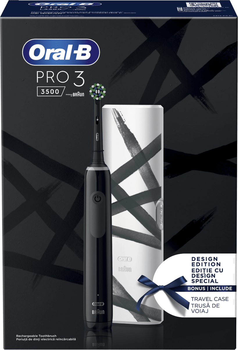 Oral-B Електрическа четка за зъби Pro 3 3500 с калъф, 1 бр. Пазарувайте ...