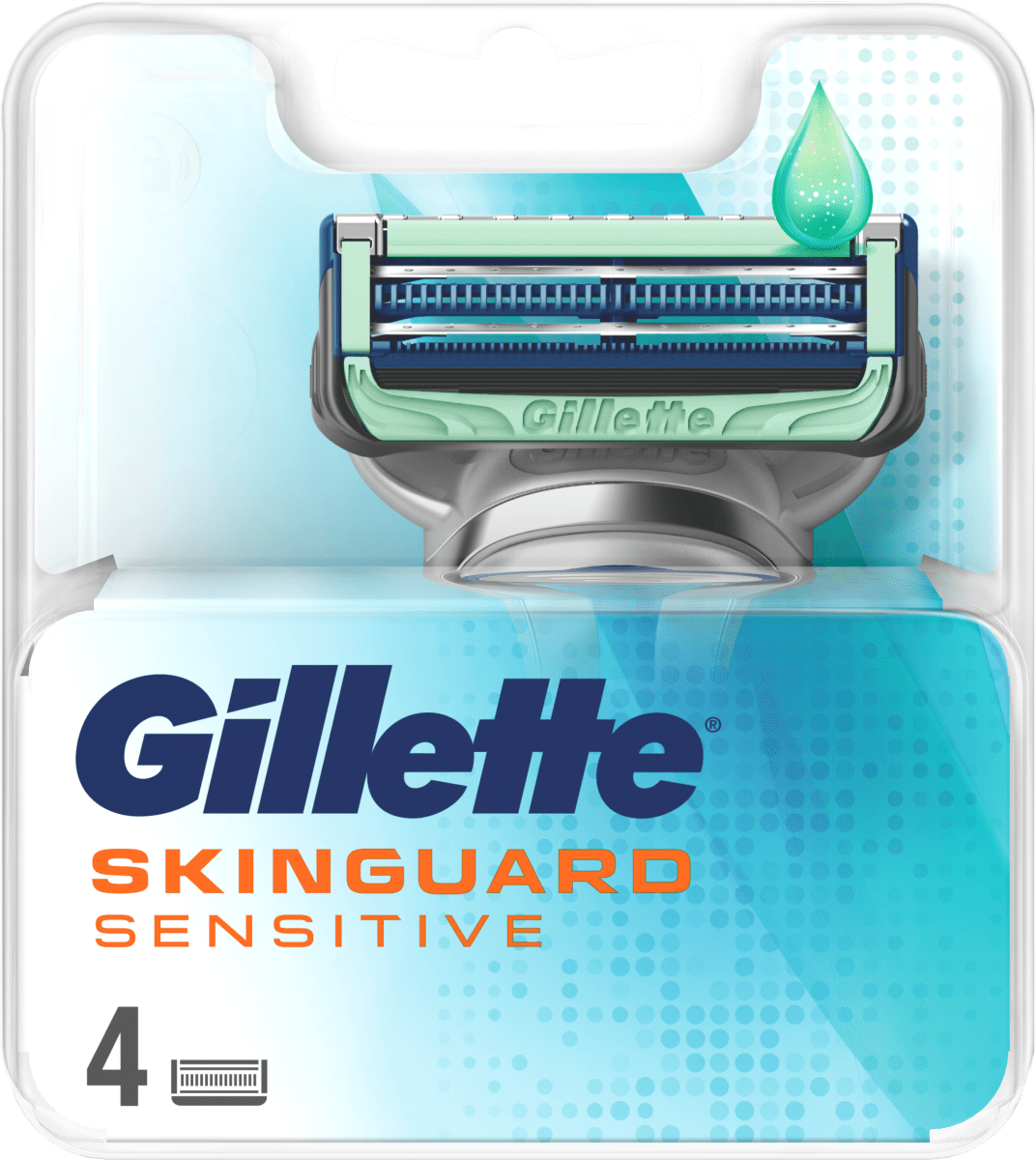 Gillette Ножчета Skinguard Sensitive, 4 бр. Пазарувайте трайно изгодно ...