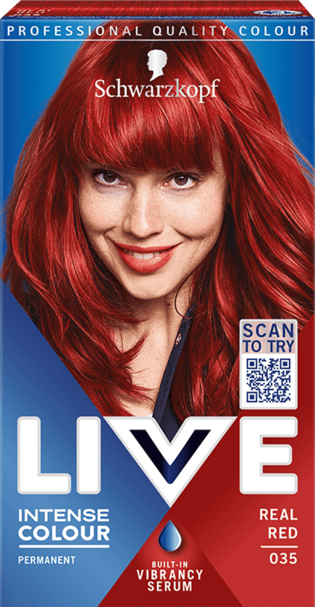 Schwarzkopf Live Перманентна боя за коса Intense Color - Nr. 035 Ярко ...