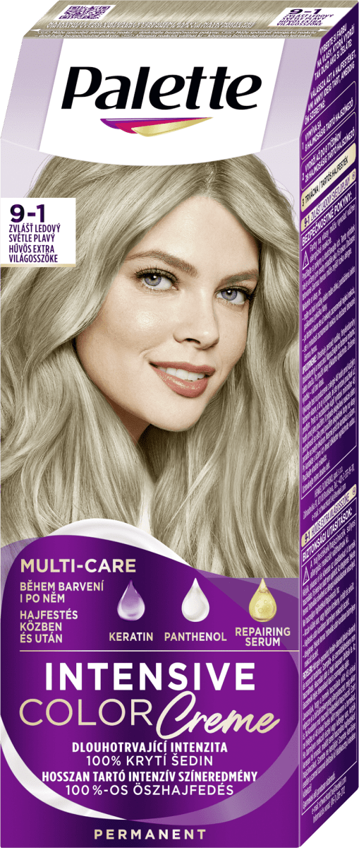 Palette Intensive Color Creme Boja za kosu - 9-1 svetlo plava, 1 kom ...