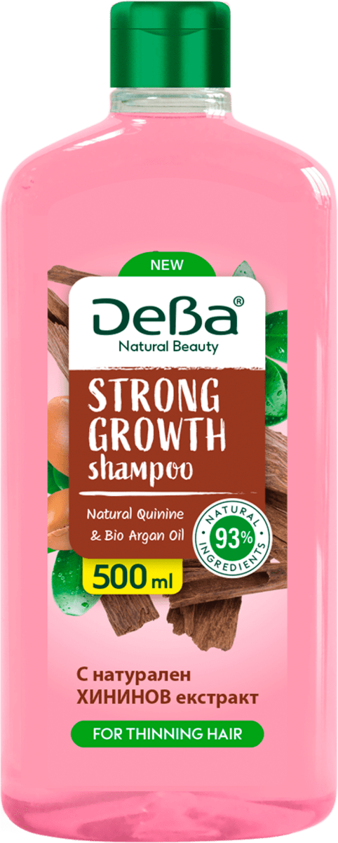 DeBa Шампоан за коса с хининов екстракт, 500 ml | dm България
