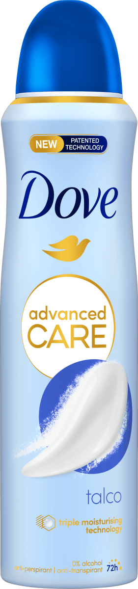 Dove Дезодорант advanced care talco, 150 ml Пазарувайте трайно изгодно ...