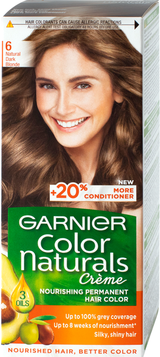 GARNIER Color naturals Boja za kosu 6 Natural Dark Blonde, 1 kom. | dm ...