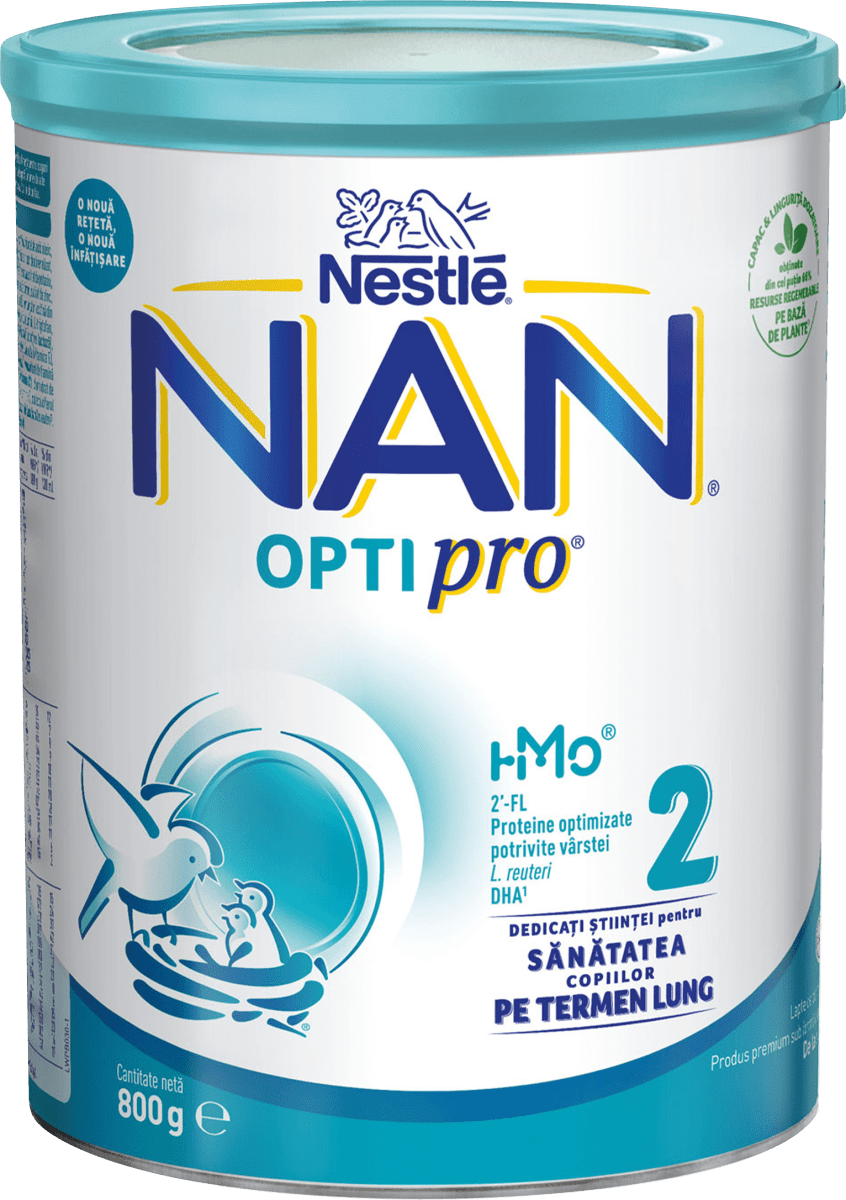 Nestlé NAN Nan Optipro 2 zamjensko mlijeko, 6 - 12 mj., 800 g | dm.hr