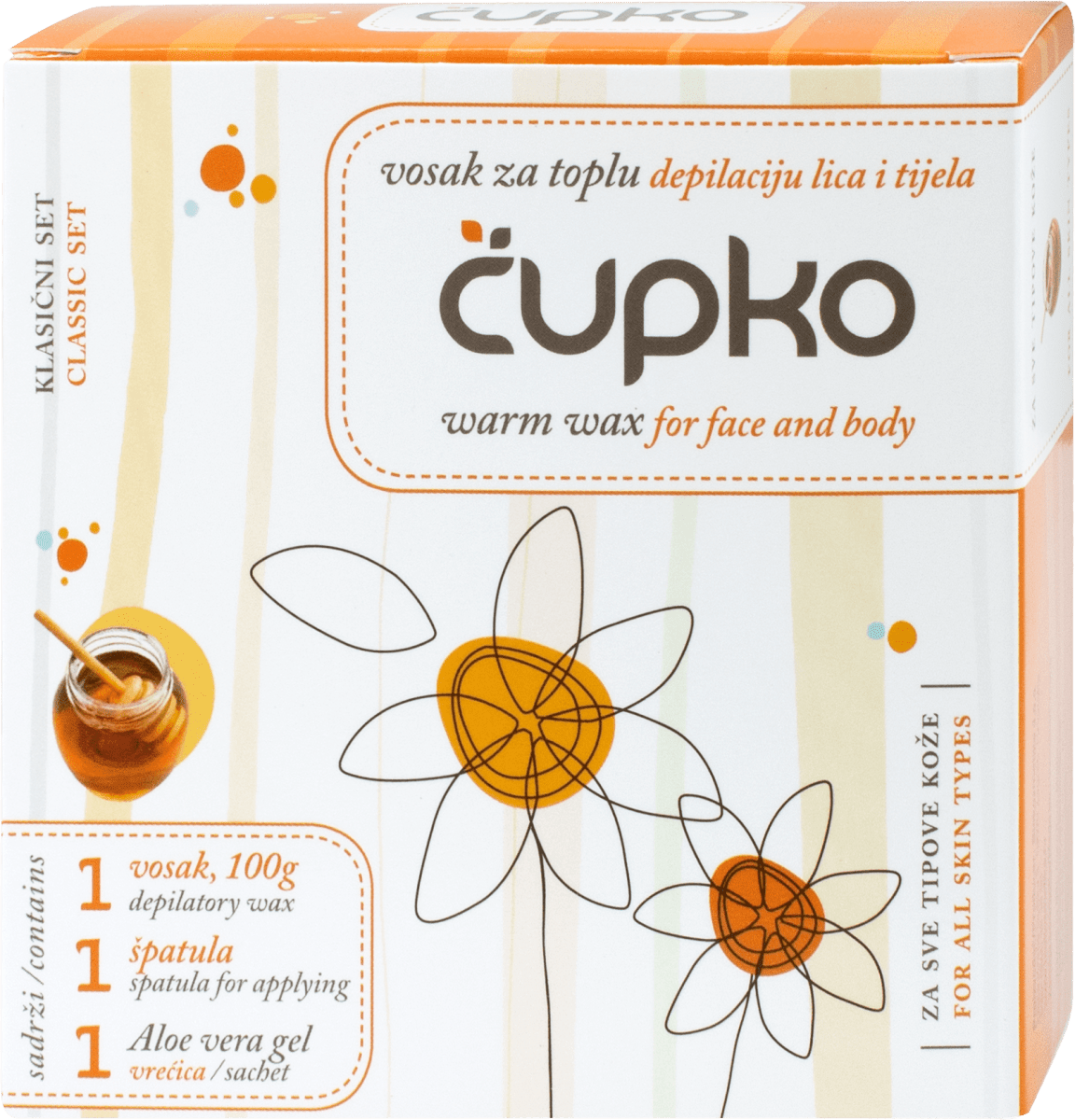 čupko Vosak za toplu depilaciju – Classic, 100 g | dm.hr