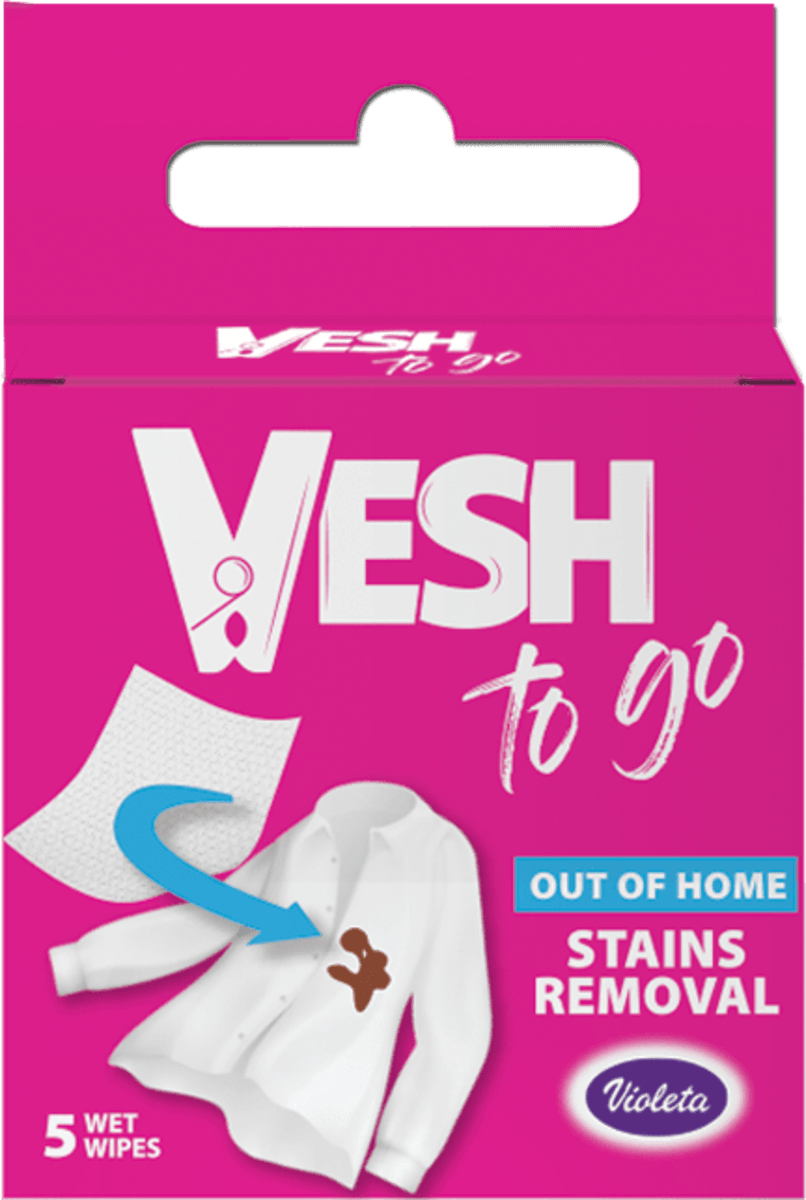 Violeta Vesh to go vlažne maramice za uklanjanje mrlja, 5 kom. | dm ...
