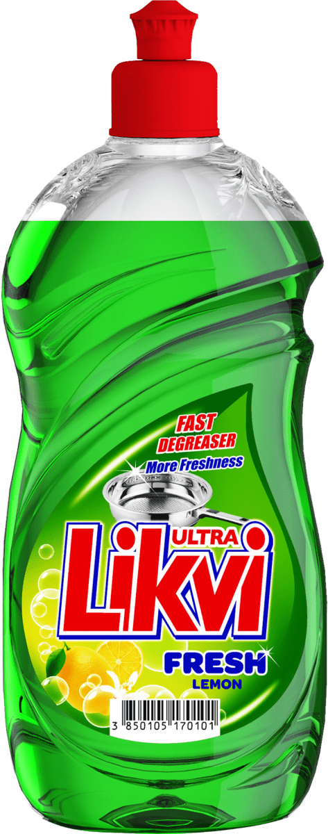 Likvi Ultra Fresh Lemon deterdžent za ručno pranje suđa – limun, 450 ml ...