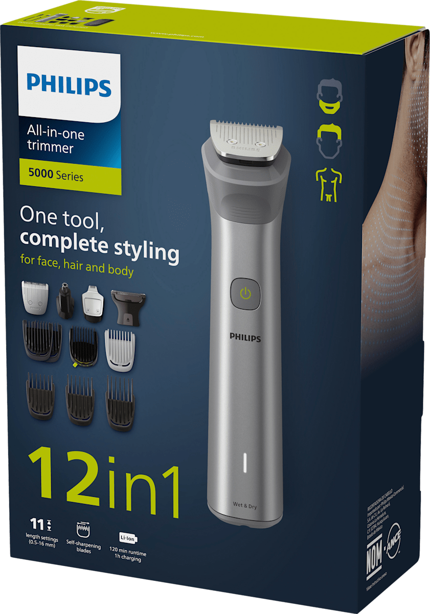 Philips 12 in 1 All-in-one Trimmer 5000 Series, 1 St | dm.at Philips 12 in 1 All-in-one Trimmer 5000 Series, 1 St | dm.at