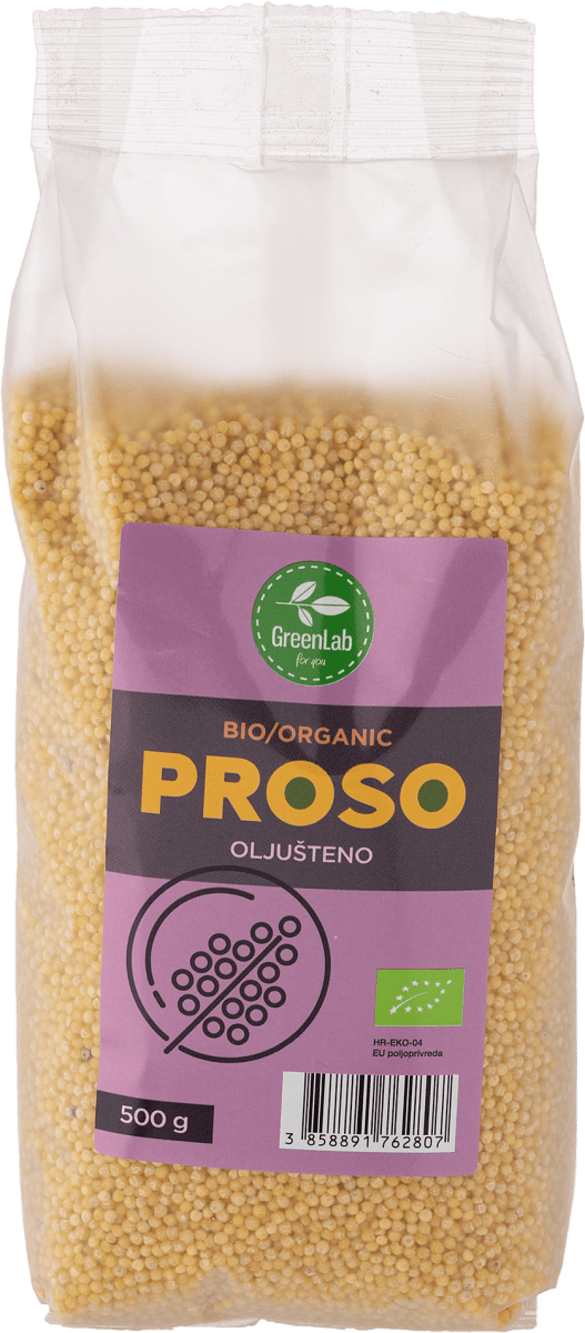 GreenLab Oljušteni proso, 500 g | dm.hr